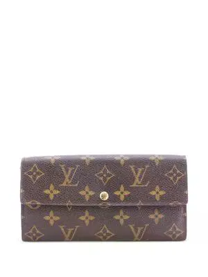 LOUIS VUITTON Sarah Wallet Monogram Canvas Small Wallets