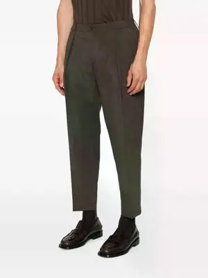 BRIGLIA 1949 Portobellos Pleated Buttoned Trousers