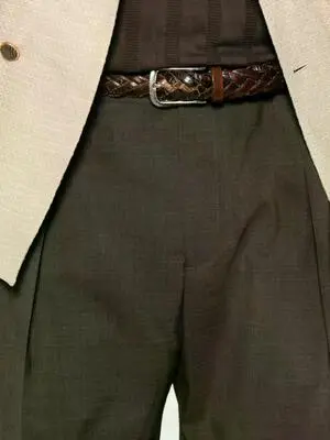 BRIGLIA 1949 Portobellos Pleated Buttoned Trousers