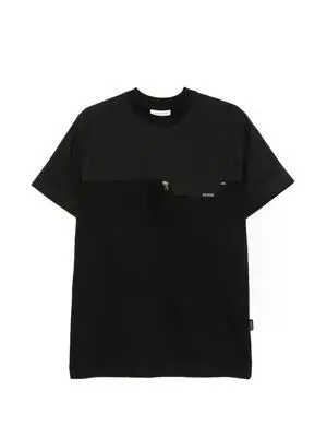 YES LONDON Zip-pocket Panelled T-shirt