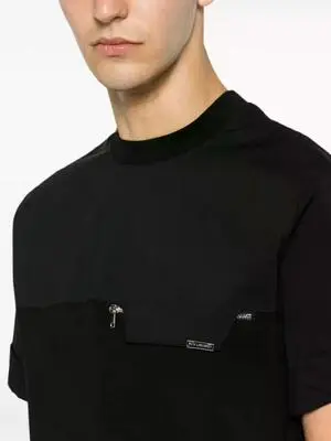 YES LONDON Zip-pocket Panelled T-shirt
