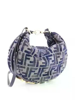 Fendi Zucca Canvas Mini Hobo Bag
