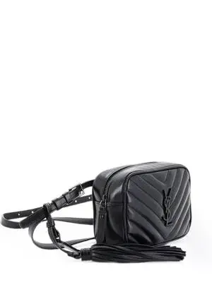 Saint Laurent Lou Matelassé Chevron Leather Belt Bag