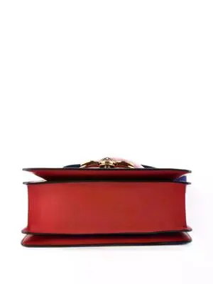 Gucci Queen Margaret Top Handle Bag Colorblock Leather Small Satchel - Multicolour