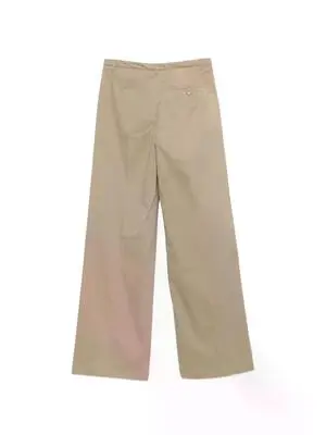 Emporio Armani Straight-leg Logo Embroidered Trousers