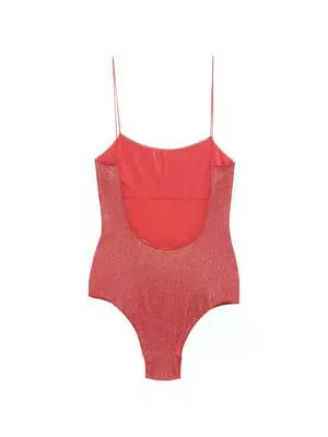 Oseree Glitter Effect Spaghetti Strap Swimsuit