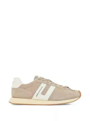 Armani Exchange Panelled Logo Sneakers - Neutrals