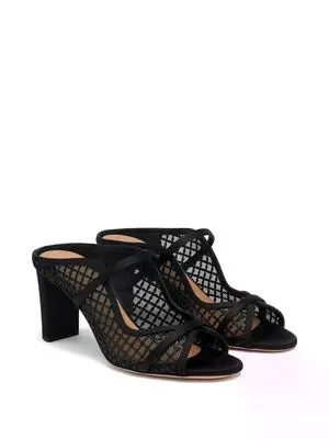 MALONE SOULIERS Norah Sequin Embellished Mesh Sandals