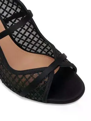 MALONE SOULIERS Norah Sequin Embellished Mesh Sandals