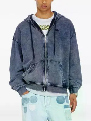 DIESEL® S-boxt-hood-zip-den Sweater