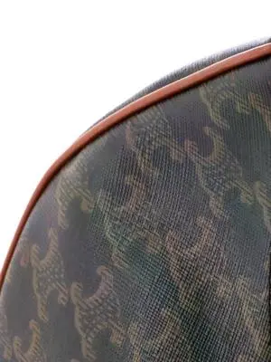 Celine Ava Triomphe Shoulder Bag In Triomphe Coated Canvas