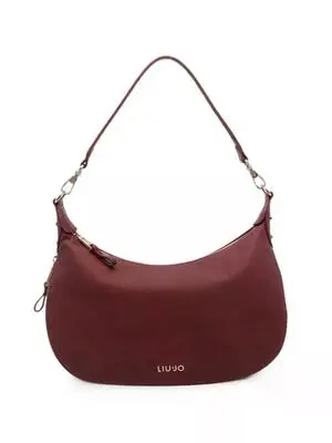 Liu Jo Croc-effect Shoulder Bag With Logo Plaque