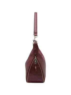 Liu Jo Croc-effect Shoulder Bag With Logo Plaque