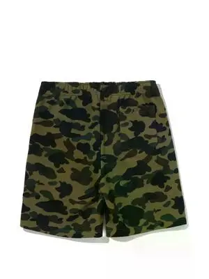 A BATHING APE Shark Camouflage Print Shorts