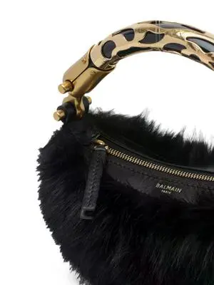 Balmain Mini Faux-fur Tote Bag