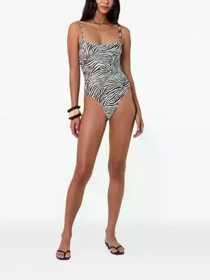 NICHOLAS Dione One Piece Suit Graphic Zebra
