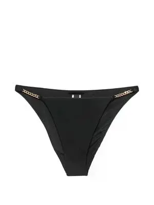 Karl Lagerfeld Chain-link Bikini Bottoms - Black
