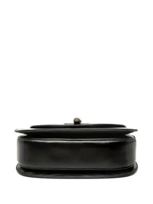 Gucci Calfskin Bamboo Night Satchel - Black