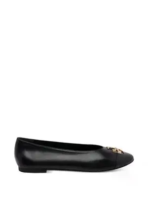 Tory Burch Charlie Logo-plaque Ballet Flats