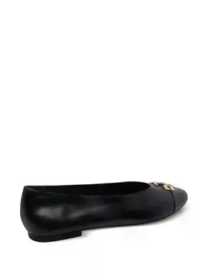 Tory Burch Charlie Logo-plaque Ballet Flats