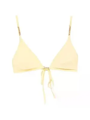 Karl Lagerfeld Chain-link Triangle Bikini Top