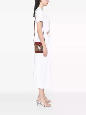 Gucci Micro Gg Supreme Doraemon Bucket Bag - Neutrals