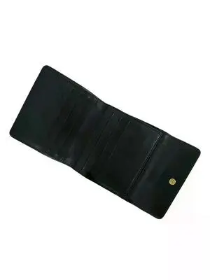 Celine 2000 Embossed Leather Logo Trifold Wallet Small Wallets