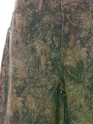 Liu Jo Paisley-print Wide-leg Jeans