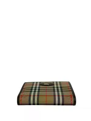 Burberry 20th Century Haymarket Check Canvas Bifold Wallet Small Wallets
