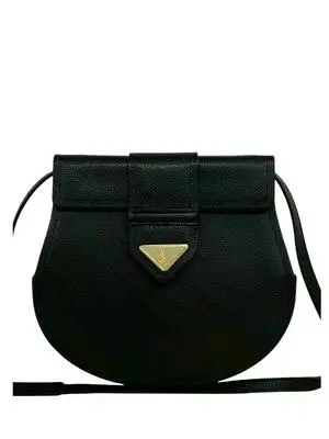 Saint Laurent 20th Century Leather Crossbody Bag - Black
