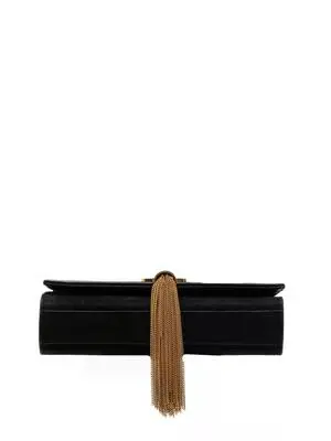 Saint Laurent Suede Monogram Kate Tassel Crossbody Bag