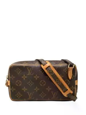 LOUIS VUITTON Monogram Pochette Marly Bandouliere Bag - Brown