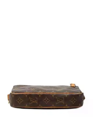 LOUIS VUITTON Monogram Pochette Marly Bandouliere Bag - Brown