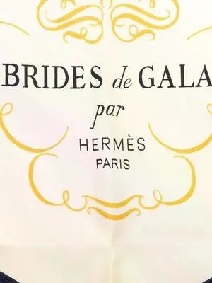 Hermès 2000-2026 Brides De Gala Silk Scarf 90 Scarves
