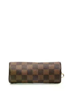 LOUIS VUITTON Damier Ebene Papillon Pochette Handbag