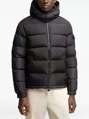 Moncler Maya Hooded Padded Jacket - Black