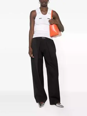 Loewe Logo Patch Pleated Trousers