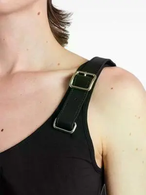 ANGELICA MONTINI Buckle-strap Tank Top