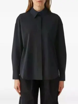 Max Mara Long-sleeved Shirt - Blue