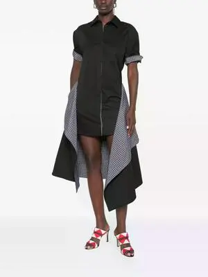 Loewe Panelled Check Shirt Dress