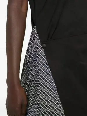 Loewe Panelled Check Shirt Dress