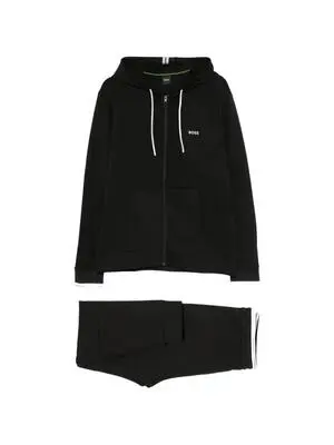 BOSS Logo-print Tracksuit - Black