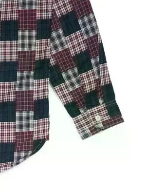 Edwin Work Patterned Button-down Cotton Shirt