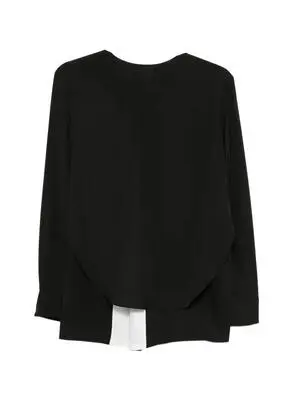YCH Contrast Collar Blouse