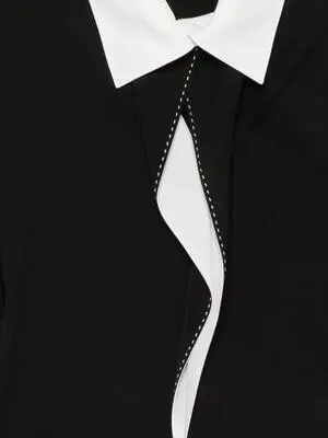 YCH Contrast Collar Blouse