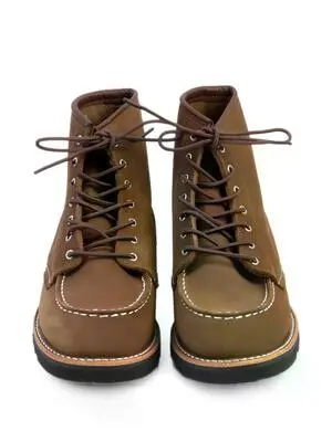 Red Wing Moc Toe Ankle Boots