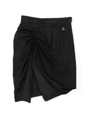 VIVIENNE WESTWOOD Panther Ruched Mini Skirt