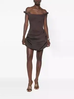 Magda Butrym Off-shoulder Mini Dress