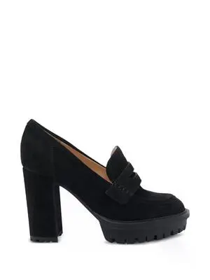 GIANVITO ROSSI Barry Suede Pumps - Black