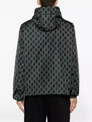 Emporio Armani Monogram Print Reversible Jacket